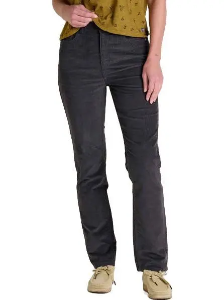 TOAD & CO Coaster Cord Slim Pant - Soot