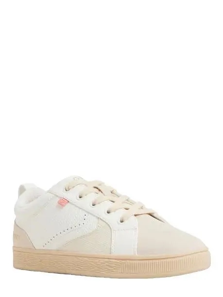 Roxy Sunrise Lace-up Sneakers - Cream Multi