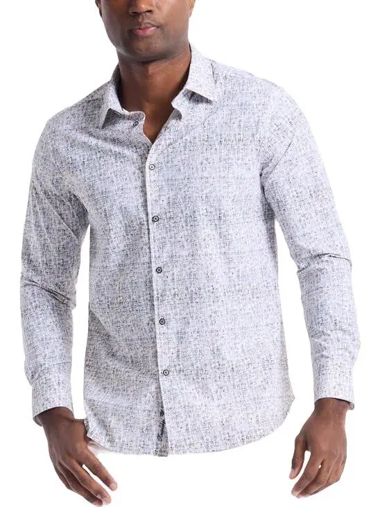 Robert Graham Hammersmith Knit Button-up Shirt - White Multi