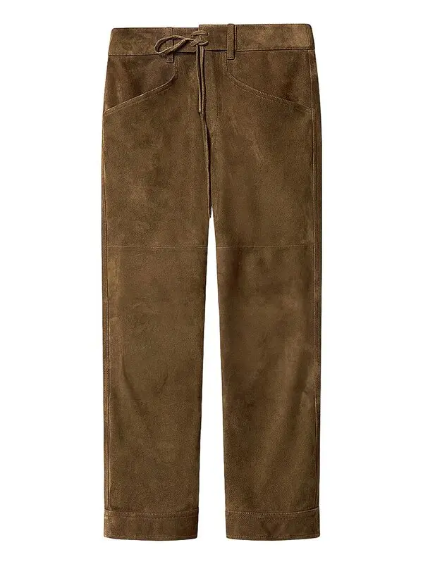 Isabel Marant Camilany Suede Pants - Khaki