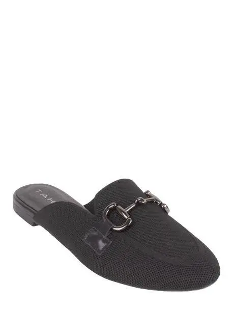 Tahari Augustine Bit Loafer Mule - Black/black