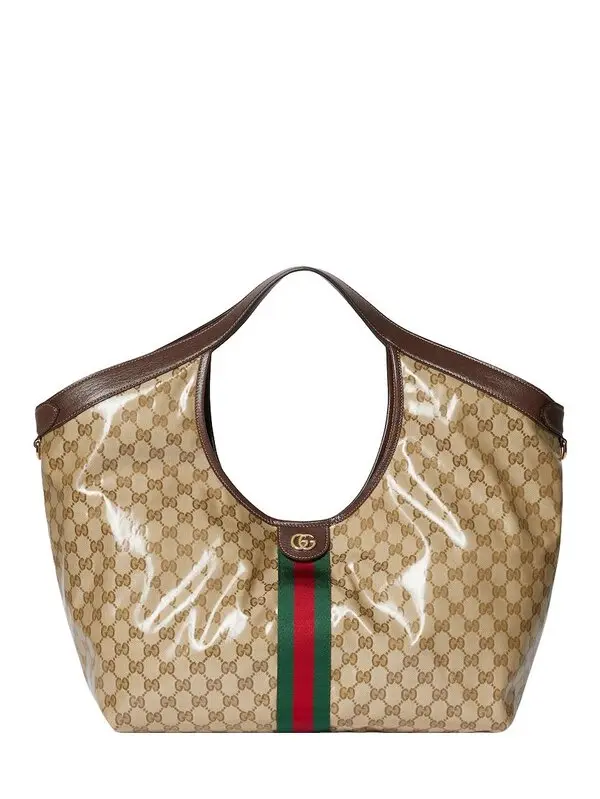 Gucci Giglio Large Tote Bag - Beige