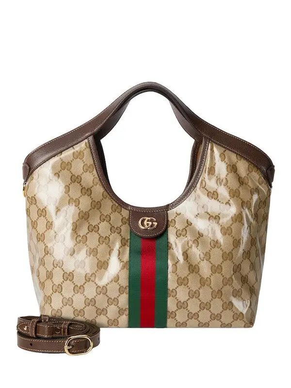 Gucci Giglio Small Tote Bag - Beige