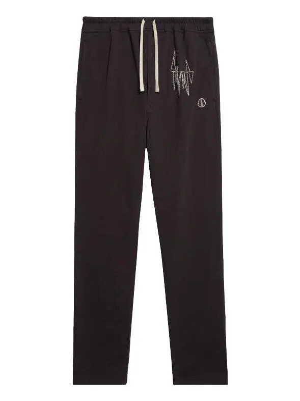 Moncler Cotton Sweatpants - Black