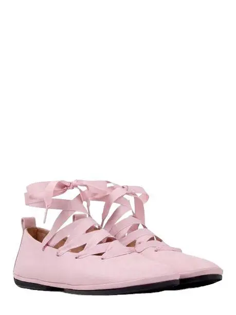 Camper Right Nina Flat - Light Pastel Pink