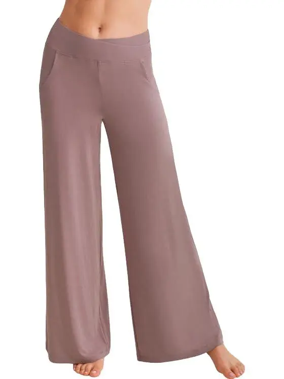 Fleur't Wide Leg Lounge Pants - Cappuccino