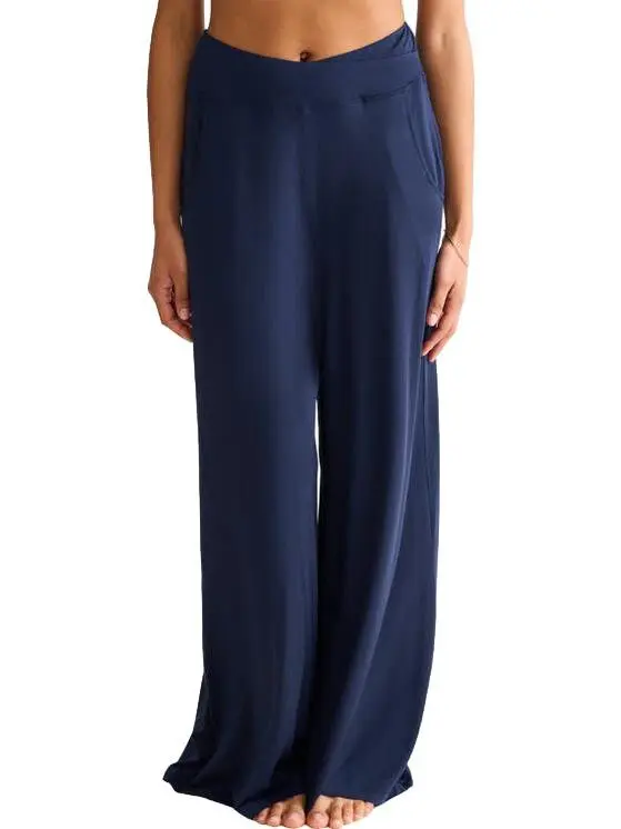 Fleur't Wide Leg Lounge Pants - Ink