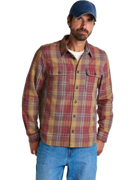 TOAD & CO Ranchero Long Sleeve Shirt - Carob Pattern