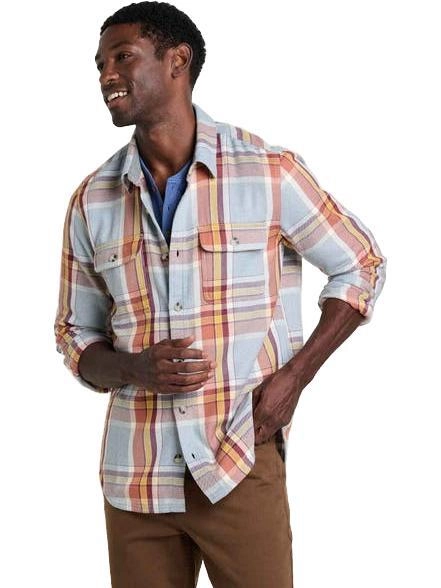 TOAD & CO Ranchero Long Sleeve Shirt - Light Ash Pattern