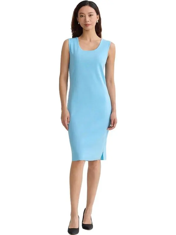 Ming Wang Sleeveless Knit Sheath Dress - Serene