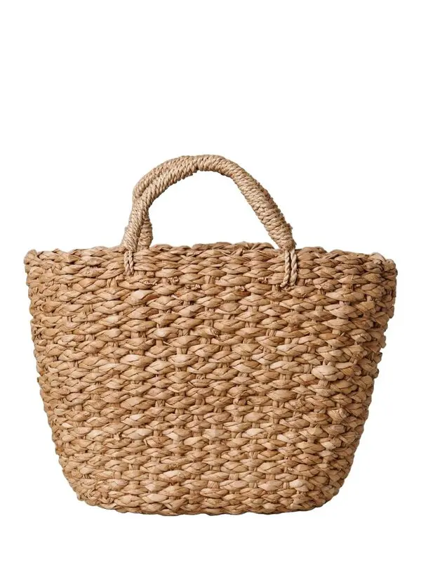 KUBO Seagrass Mini Woven Handbag - Natural