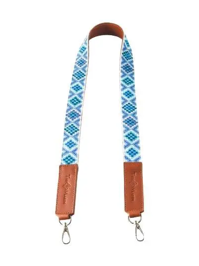 TIN MARIN Mai Woven Bag Strap - Tan Leather