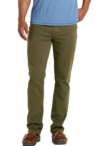 TOAD & CO Tamarack Slim Jean In Twill With Flexform Waistband - Olive