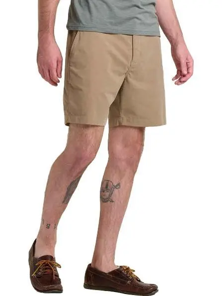 TOAD & CO Mission Trek Chino Shorts 7 Inch Inseam - Khaki