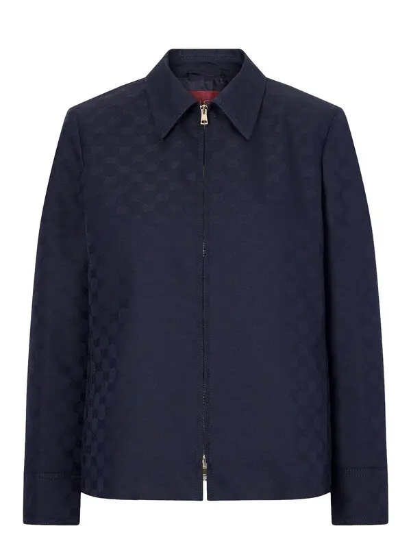 Gucci Jacquard-twill Jacket - Blue
