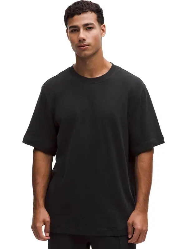 Lululemon Slub Cotton-jersey Short-sleeve Shirt - Black
