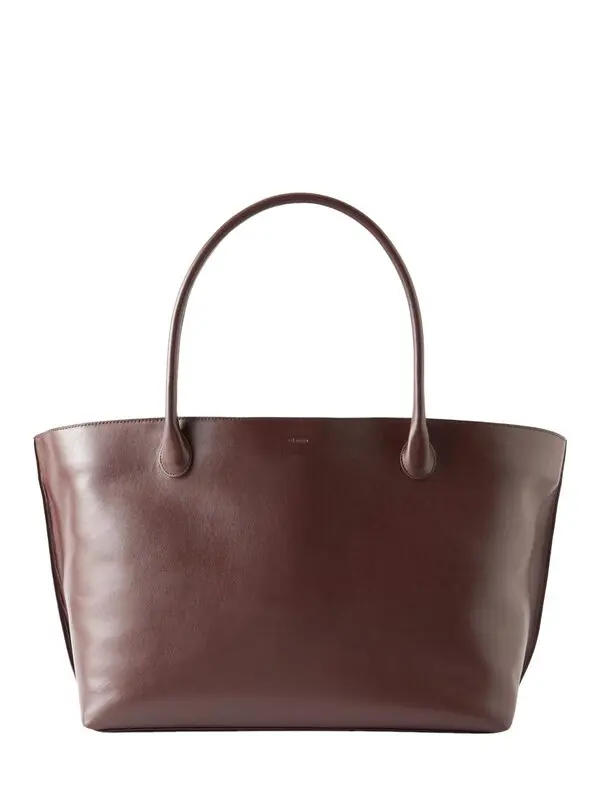 Lié Studio The Eva Weekend Leather Tote - Brown
