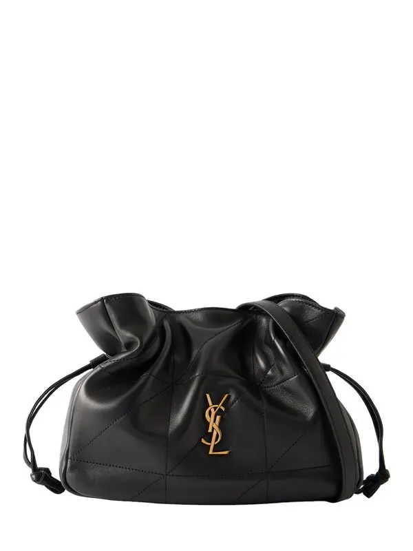 Saint Laurent Jamie Quilted Leather Shoulder Bag - Black