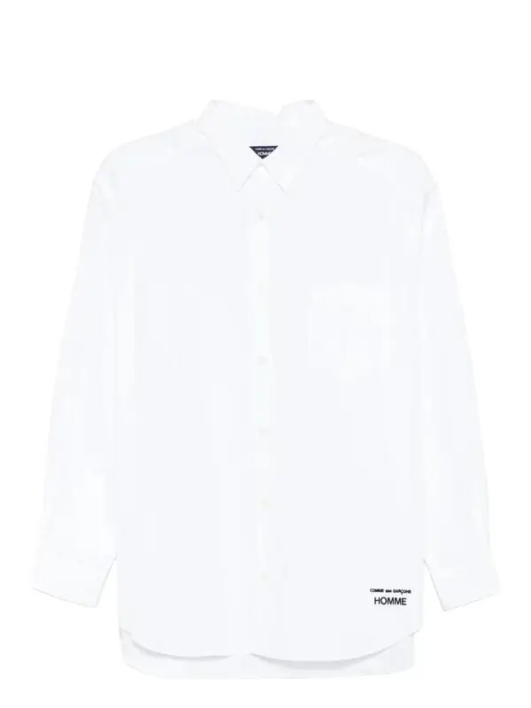 Comme Des Garçons Cotton Shirt - White