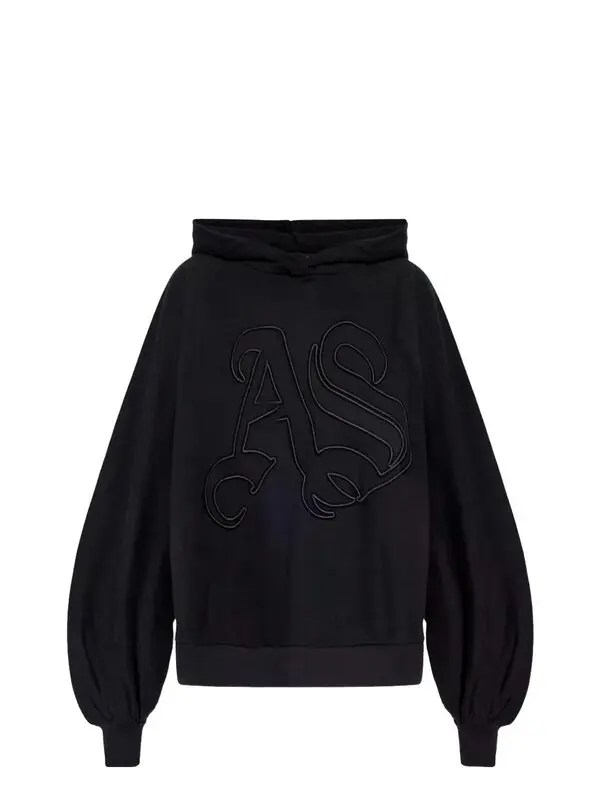 ALLSAINTS Embroidered Hoodie - Black