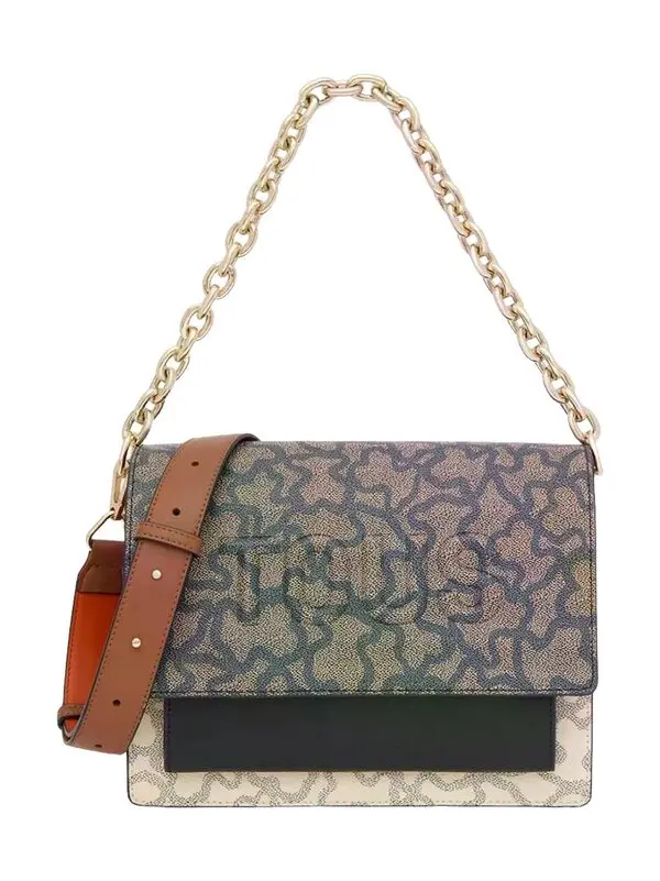 TOUS Logo-pattern Shoulder Bag - Neutrals