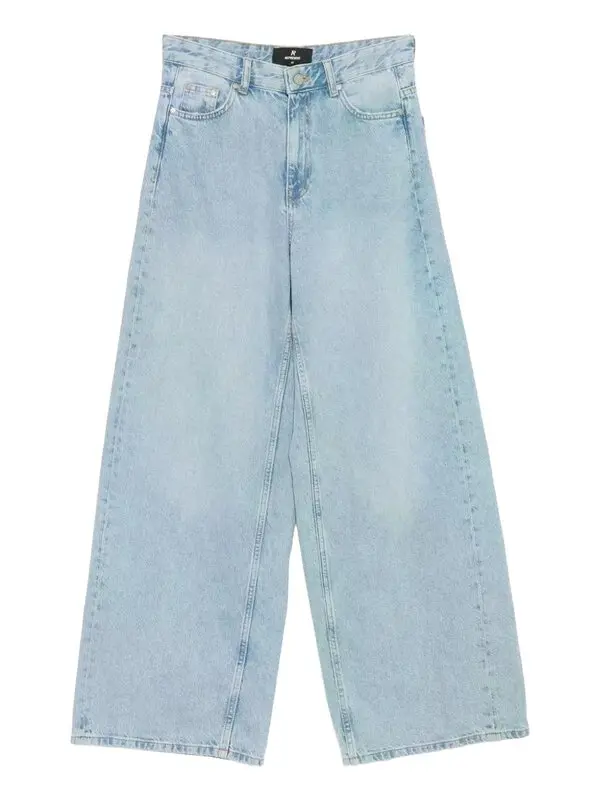 REPRESENT High-rise Wide Leg Jeans - Blue