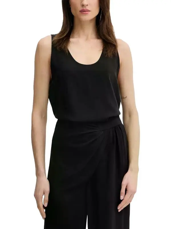 SIMONA CORSELLINI Sleeveless Top - Black