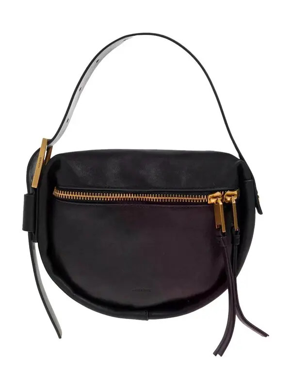 ALLSAINTS Mini Noemie Leather Shoulder Bag - Black