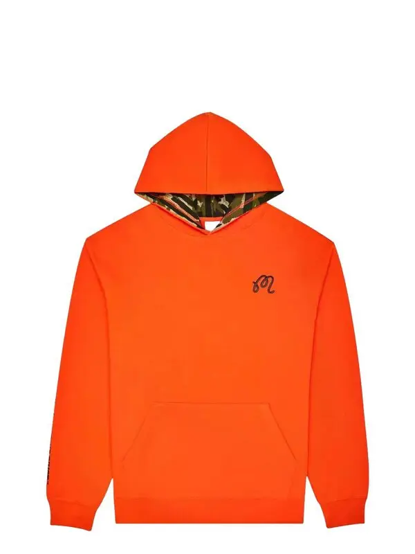 MALBON Logo-embroidered Hoodie - Orange