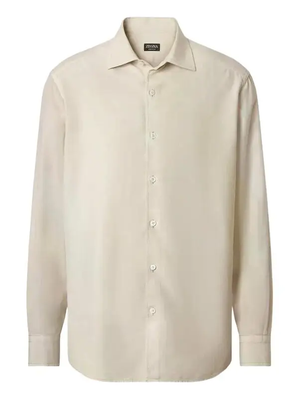 Zegna Long-sleeve Shirt - Neutrals