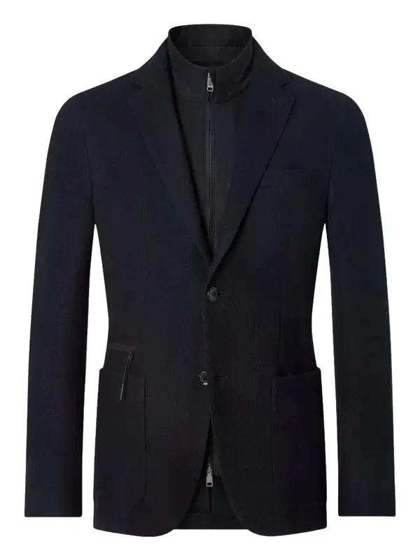 Zegna Flap-pocket Blazer - Blue