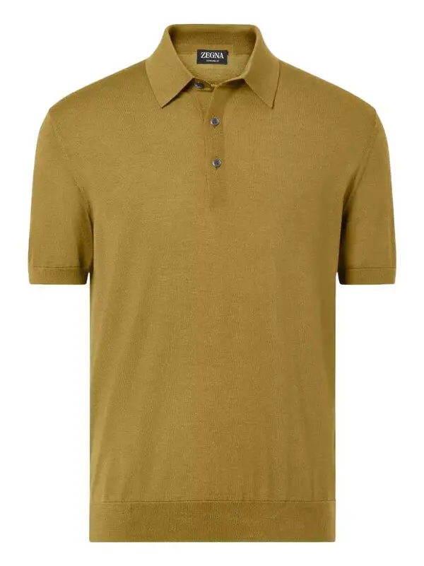 Zegna Short-sleeve Polo Shirt - Green