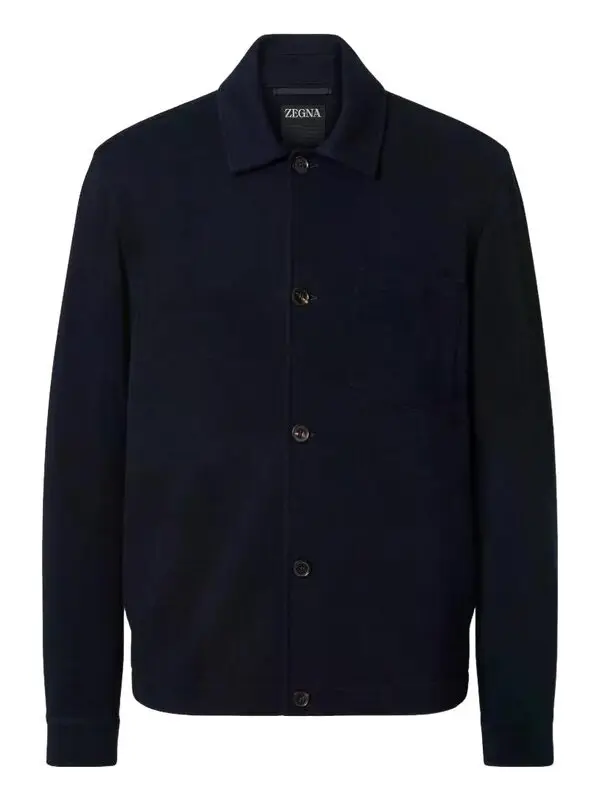 Zegna Pocket Overshirt - Blue
