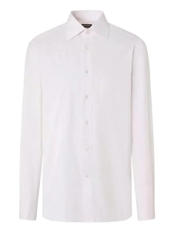 Zegna Centoventimila Cotton Shirt - Pink