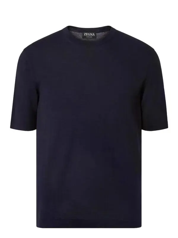 Zegna Crew-neck T-shirt - Blue