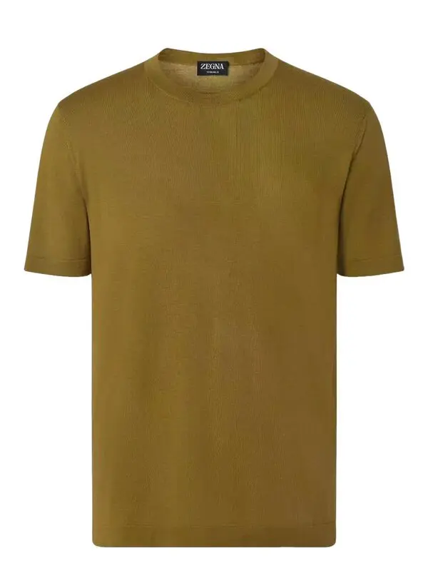 Zegna Wool T-shirt - Green
