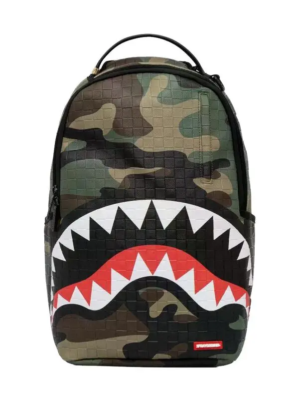 SPRAYGROUND Camouflage Shark Backpack - Black