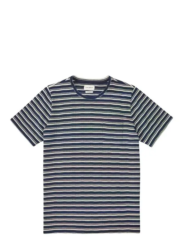 Oliver Spencer Striped Short-sleeve Tee - Blue