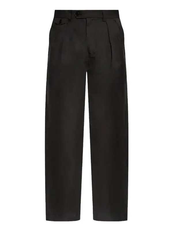 ALLSAINTS Conway Pleated Trousers - Black