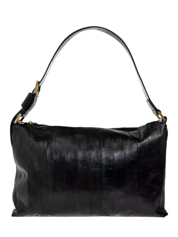 ALLSAINTS Edbury Paneled Shoulder Bag - Black