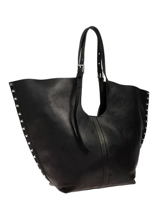 ALLSAINTS Ara Studded Tote Bag - Black