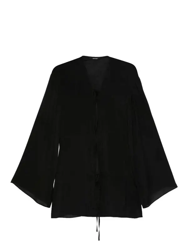 Bondi Born Tie-detail Cover-up - Black