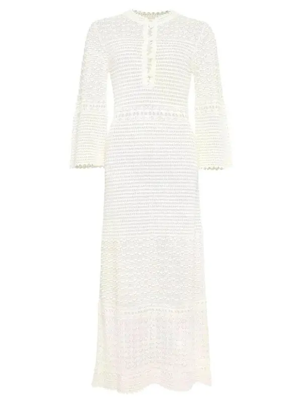 ERES Madone Bell-sleeve Maxi Dress - White