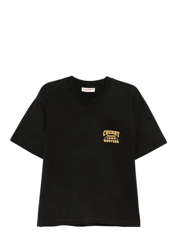 CHERRY LA Logo-print T-shirt - Black