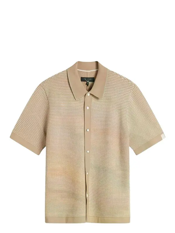 Rag & Bone Button Short-sleeve Shirt - Neutrals