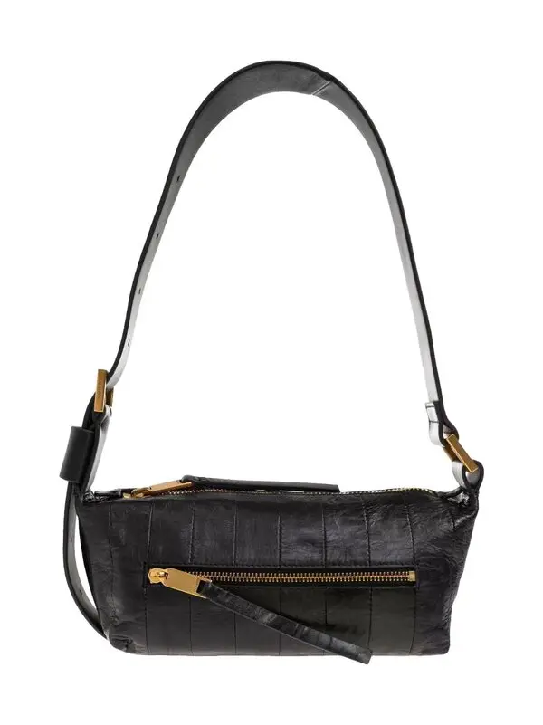 ALLSAINTS Vega Zipped Shoulder Bag - Black