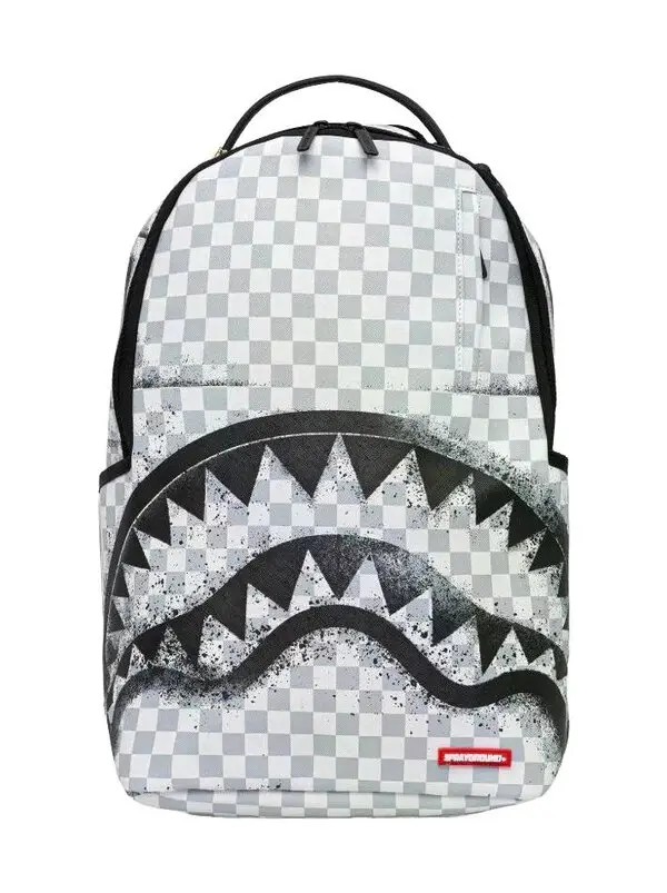 SPRAYGROUND Shark-print Backpack - White