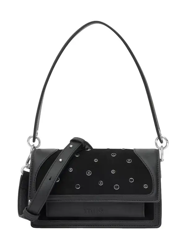 TOUS Audree Strass Studded Shoulder Bag - Black