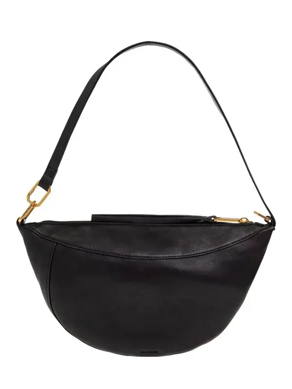 ALLSAINTS Luna Leather Shoulder Bag - Black