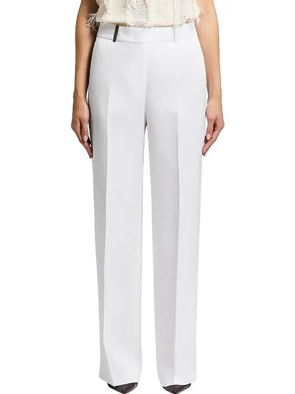 Peserico Palazzo Pants - Natural White